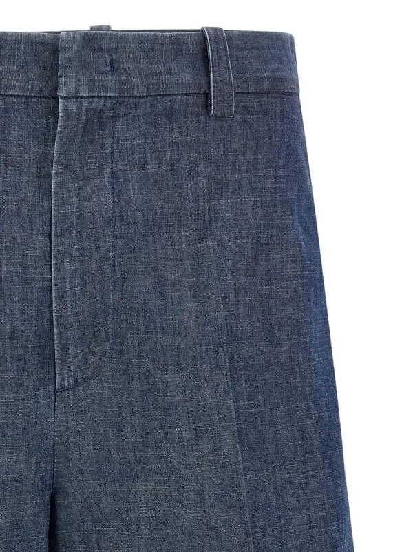 JIL SANDER 210' Denim Bermuda Shorts - Blue