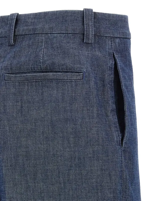 JIL SANDER 210' Denim Bermuda Shorts - Blue
