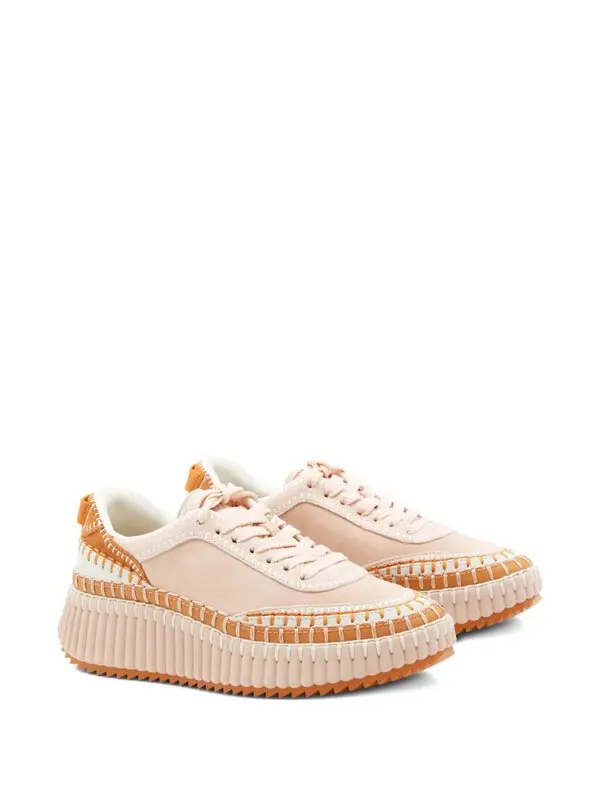 Chloé Nama Platform Sneakers - Multicolor