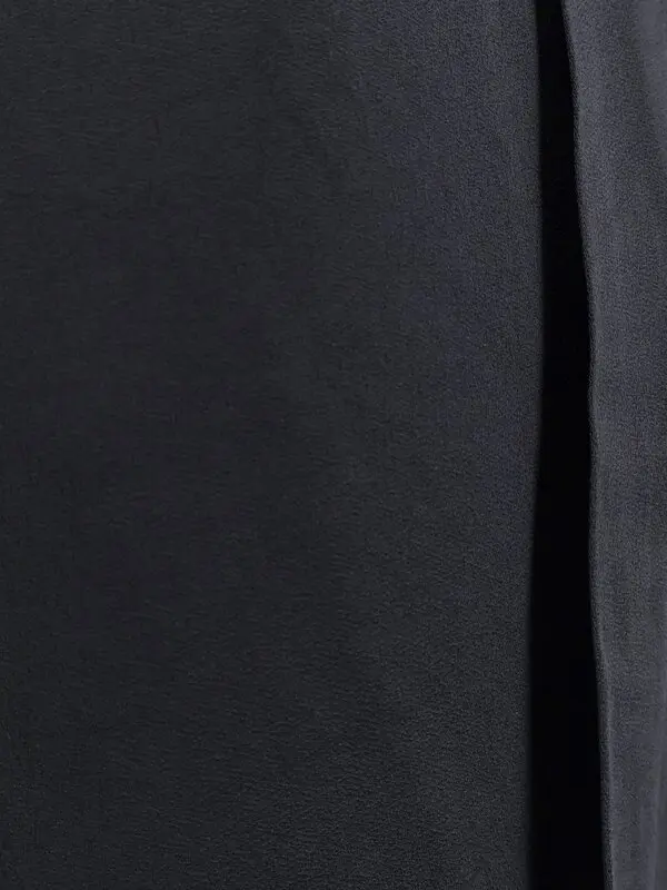 TOTEME Viscose Blend Trousers With Slit Hem