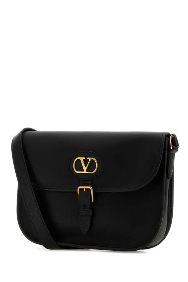 Valentino Garavani Leather Crossbody Bag - Black