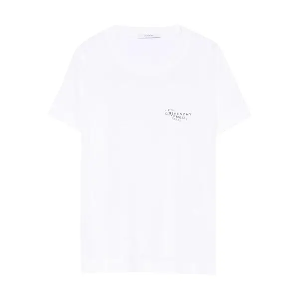 Givenchy Cotton Logo Print T-shirt - White