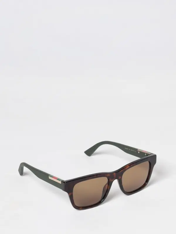 Gucci Tortoiseshell Rectangle Sunglasses - Multicolor