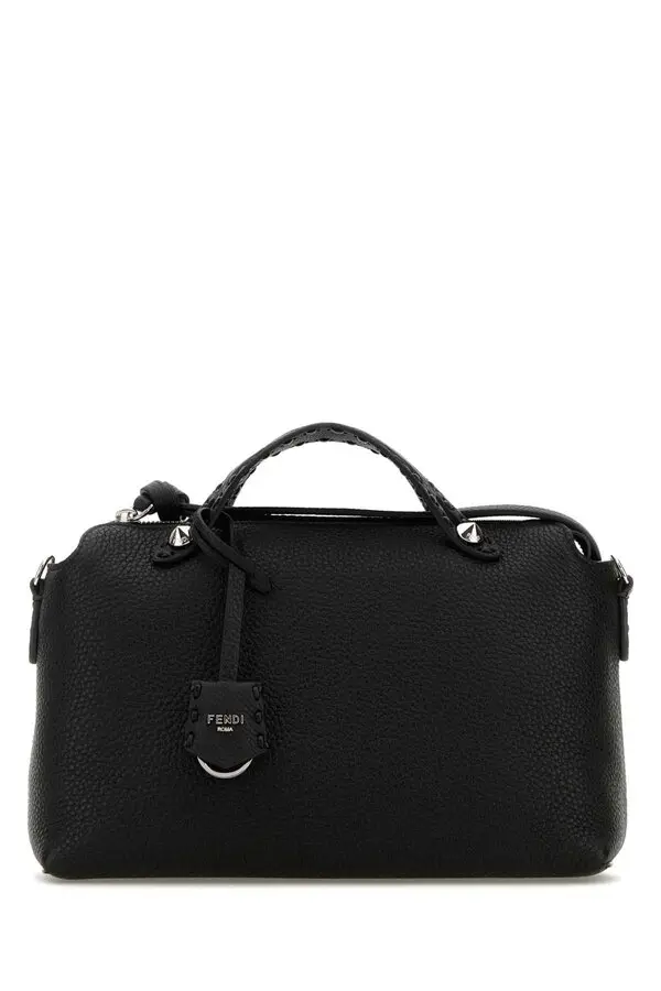Fendi Leather Medium The Way Handbag - Black