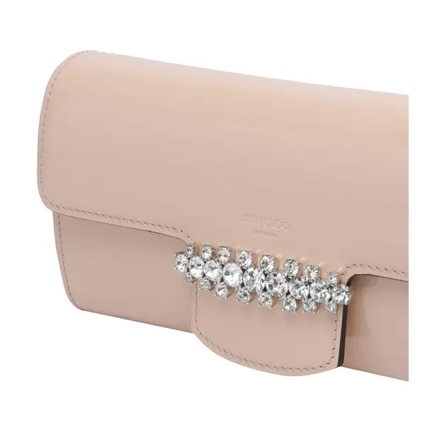 JIMMY CHOO Bing Chain Wallet - Pink