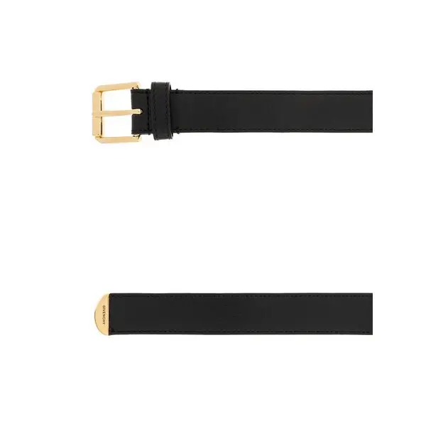 Givenchy Calf Leather Belt With Gold-tone Buckle