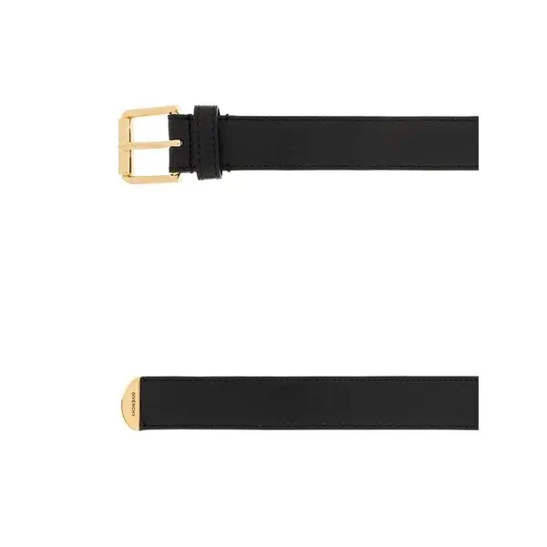 Givenchy Calf Leather Belt With Gold-tone Buckle