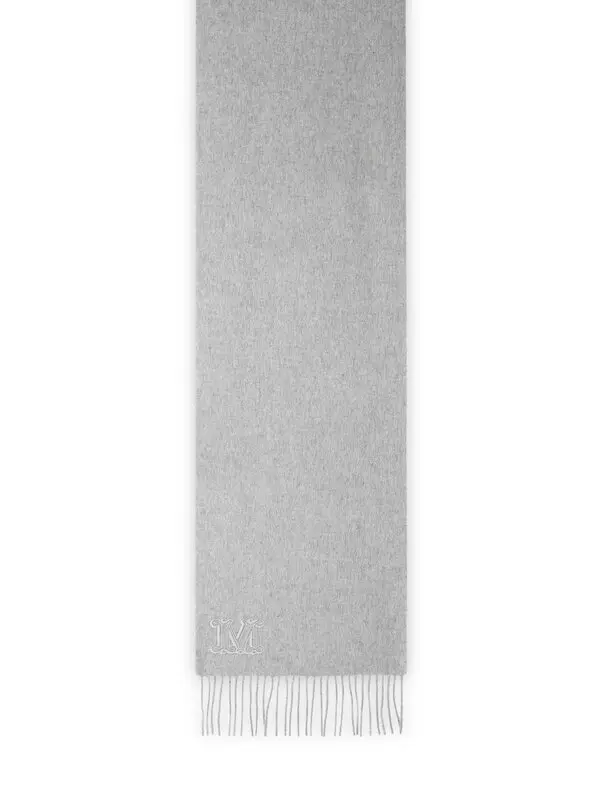 Max Mara Wsdalia' Grey Cashmere Scarf - Gray