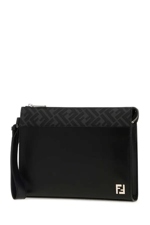 Fendi Leather Clutch