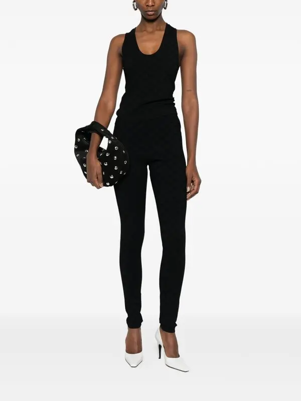 Gucci Monogram Knit Sleeveless Top