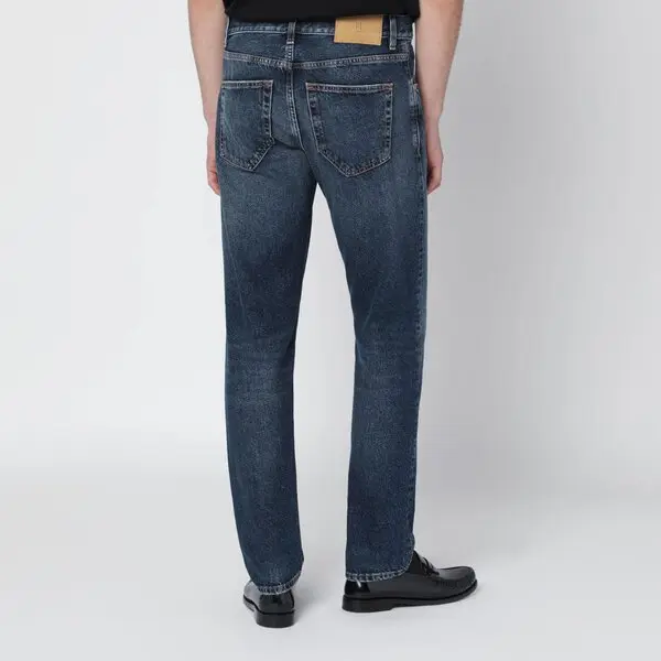 PT TORINO Washed Effect Cotton Jeans - Blue