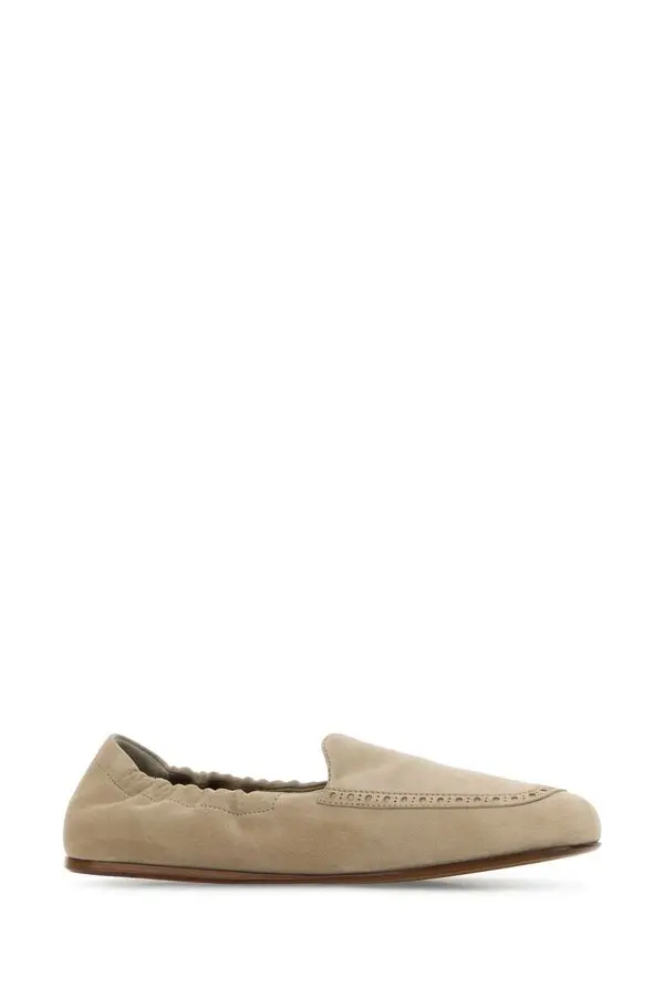 Church's Beige Suede Rika Loafers