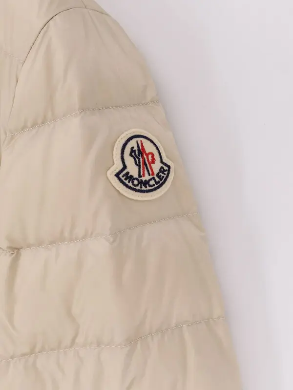 Moncler Recycled Polyamide Down Jacket - Cream