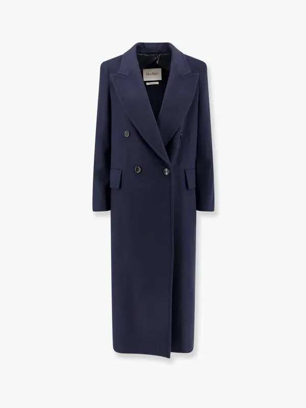 Max Mara Albania Virgin Wool And Cashmere Double-breasted Coat - Multicolor