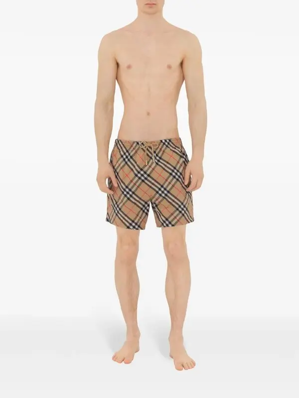 Burberry Check Swim Shorts - Multicolor