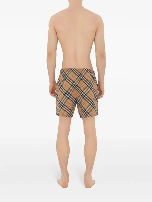 Burberry Check Swim Shorts - Multicolor