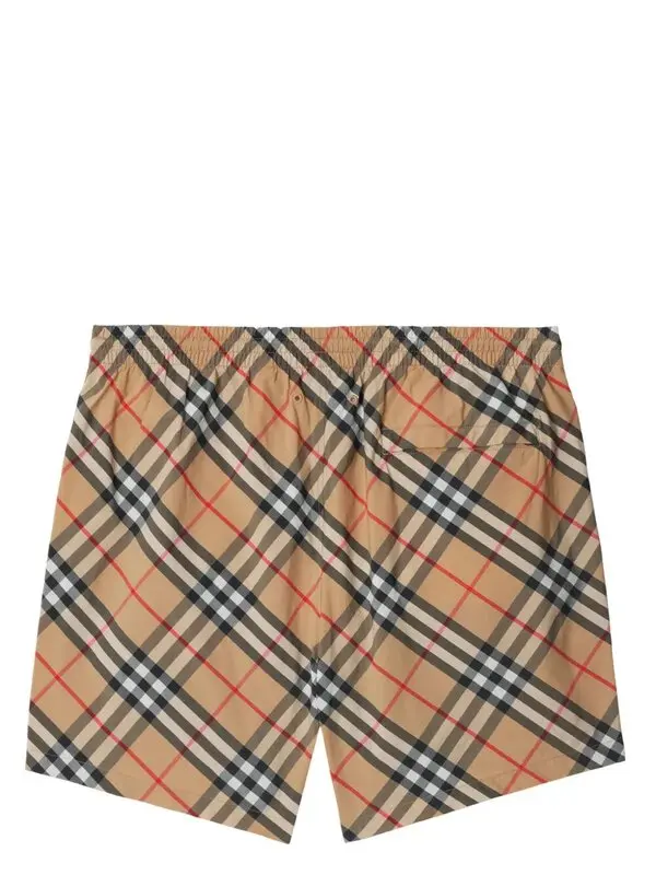 Burberry Check Swim Shorts - Multicolor