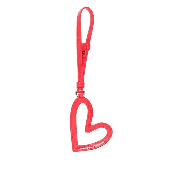 DIESEL® Heart Shape Logo Detail Accessory - Red