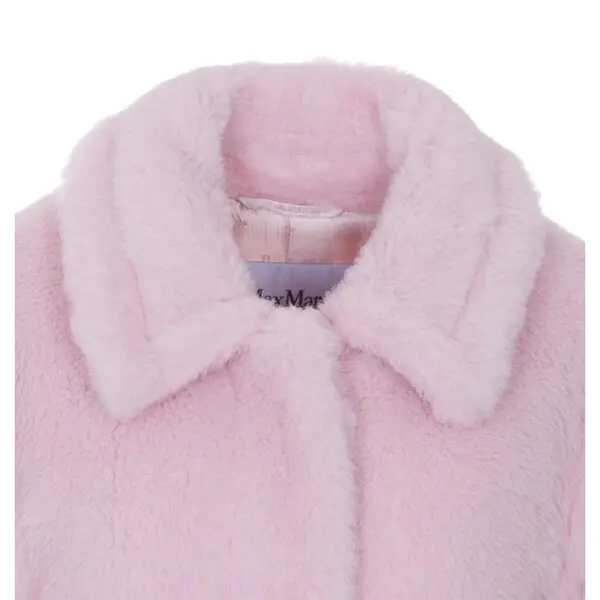 Max Mara Teddy Effect Jacket - Pink