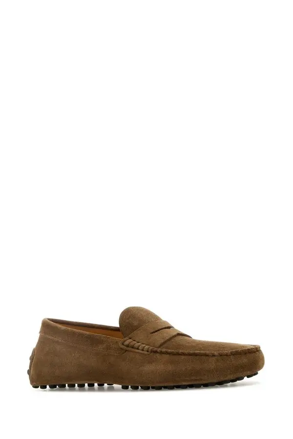 TOD'S Suede Loafers - Brown