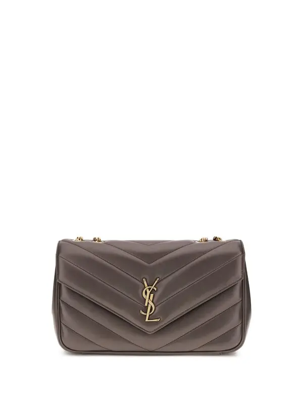 Saint Laurent Loulou Shoulder Bag - Gray