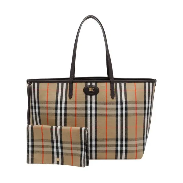 Burberry Medium Reversible Bloomsbury Tote Bag - Brown