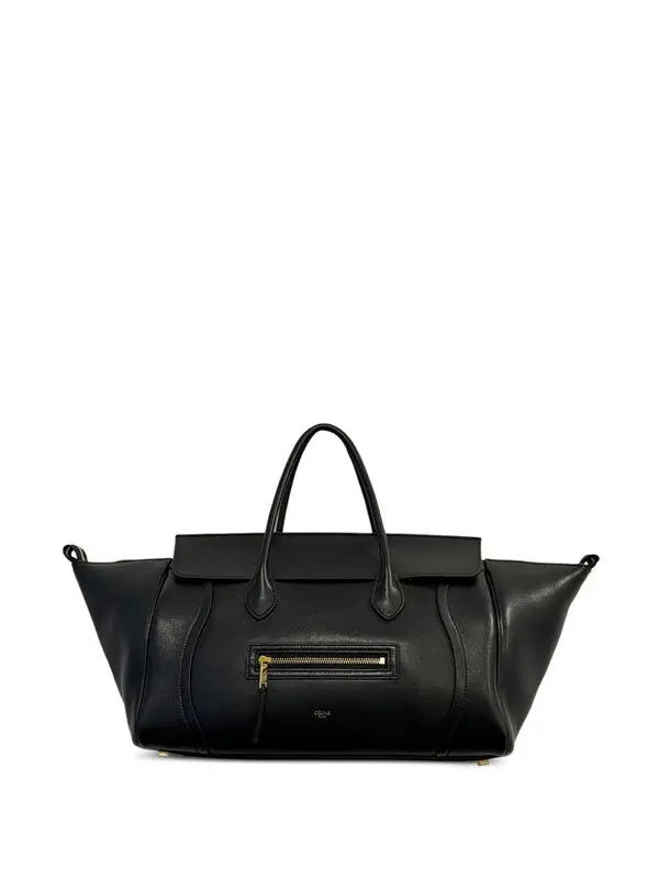 Celine Luggage Medium Leather Tote Bag - Multicolor