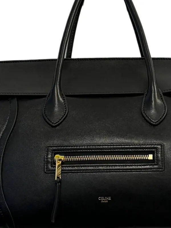 Celine Luggage Medium Leather Tote Bag - Multicolor
