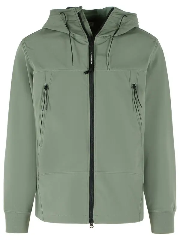 C.P. COMPANY Polyester Blend Hooded Jacket - Green