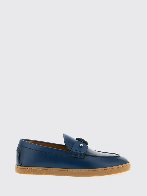CHRISTIAN LOUBOUTIN Leather Loafers - Blue