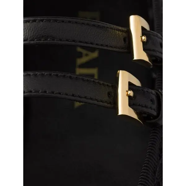 Prada Ballet Flats With Buckle Detailing