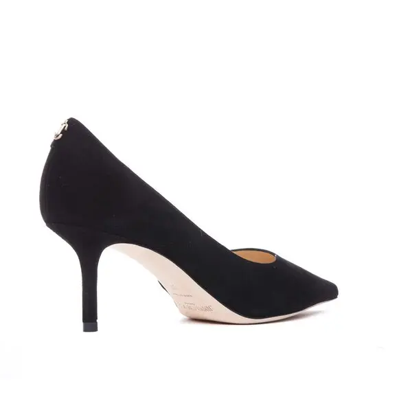 JIMMY CHOO Love Pumps Suede Stiletto Heels - Black
