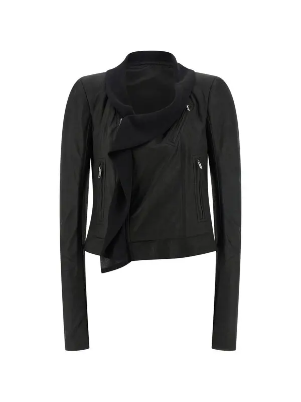 Rick Owens Leather Jacket - Multicolor