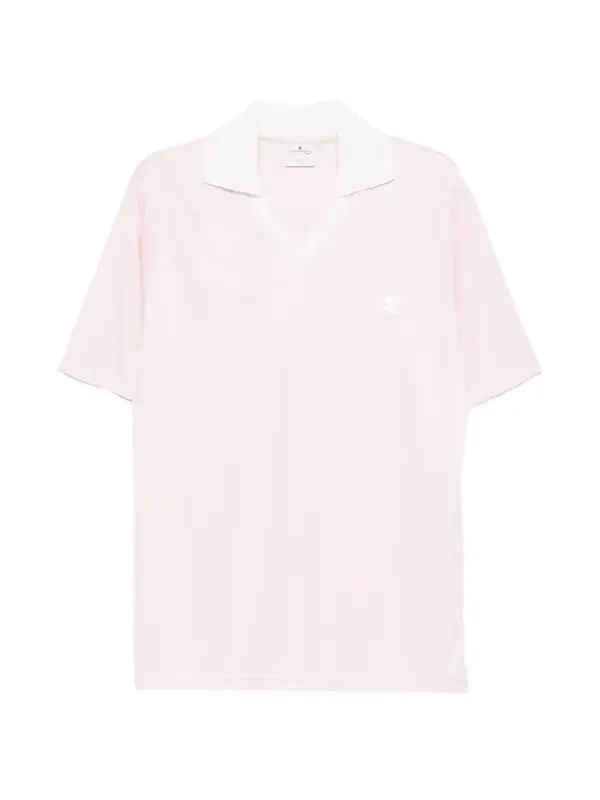 COURREGES Courrèges Oversized V-neck Sports Polo - Multicolor