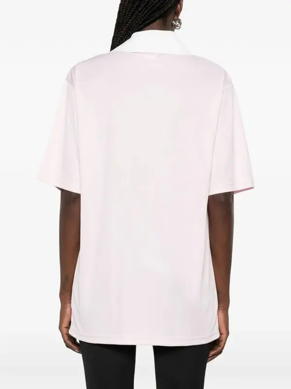COURREGES Courrèges Oversized V-neck Sports Polo - Multicolor