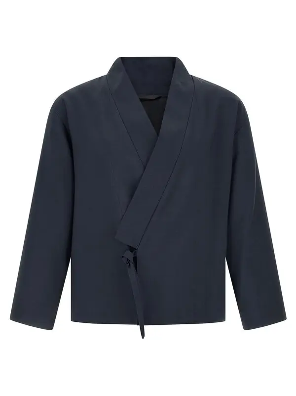 Kenzo Kimono Blazer With Logo Detail