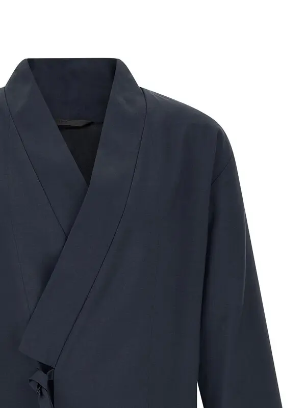 Kenzo Kimono Blazer With Logo Detail