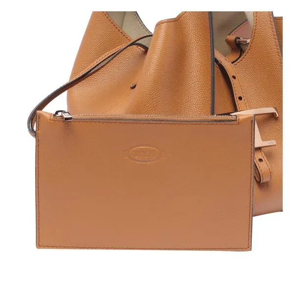 TOD'S Mini T-timeless Shopping Bag - Brown