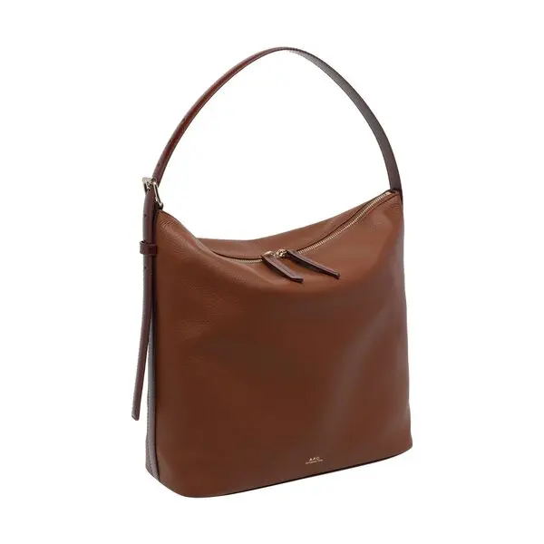 A.p.c. Vera Shoulder Bag - Brown