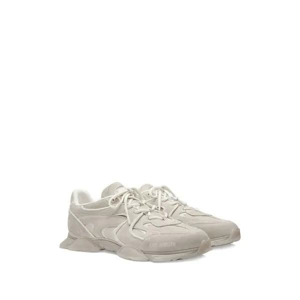 Axel Arigato Off- Leather And Suede Low-top Trainers