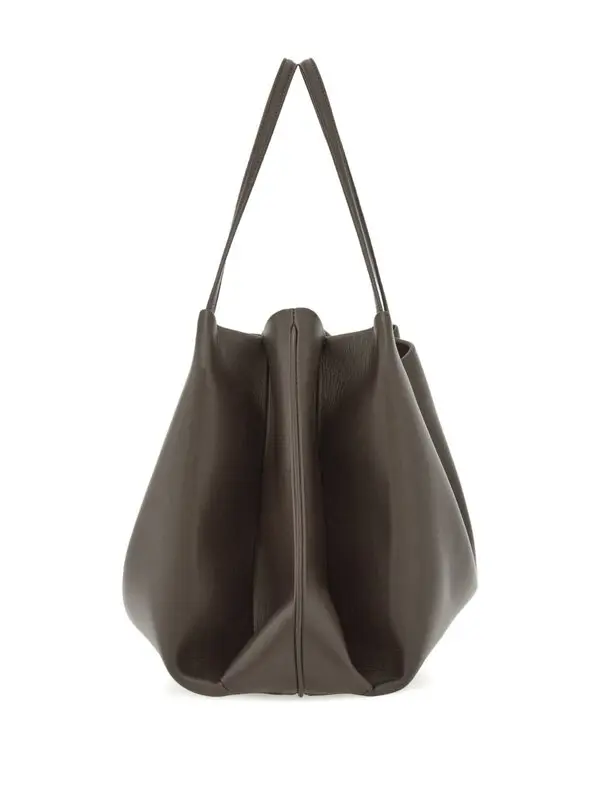 FERRAGAMO Medium Leather Shoulder Bag With Statement Buckle - Multicolor