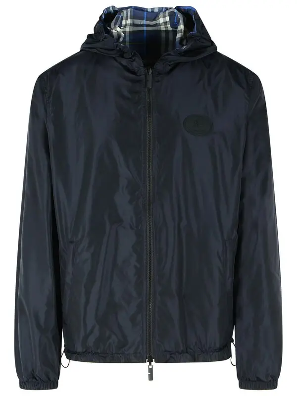 Burberry Dark Polyester Reversible Jacket