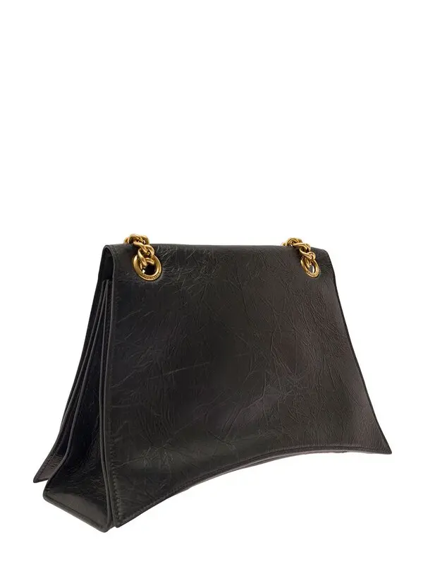 Balenciaga Crus Medium Shoulder Bag - Black