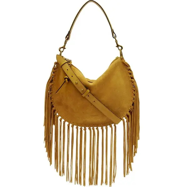 Isabel Marant Étoile Suede Fringe Shoulder Bag