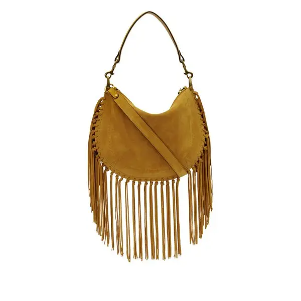 Isabel Marant Étoile Suede Fringe Shoulder Bag