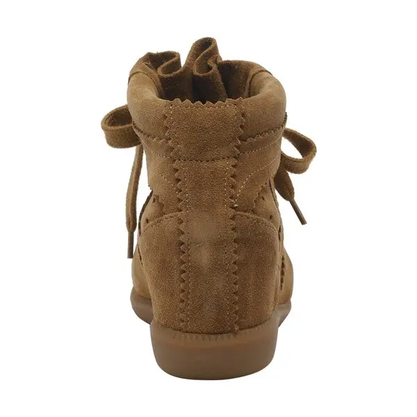 Isabel Marant Étoile Bobby Suede Wedge Sneakers - Brown
