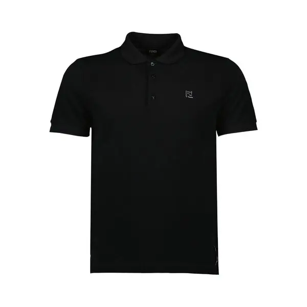 Fendi Polo Shirts - Black
