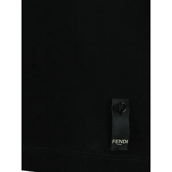Fendi Polo Shirts - Black
