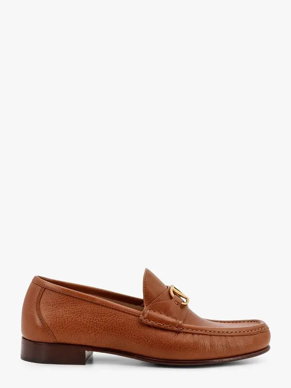 Valentino Garavani Vlogo Leather Loafers