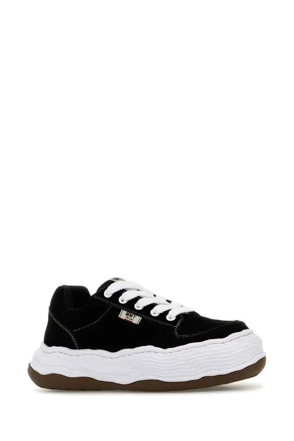 Mihara Yasuhiro Velvet Oliver Sneakers - Black